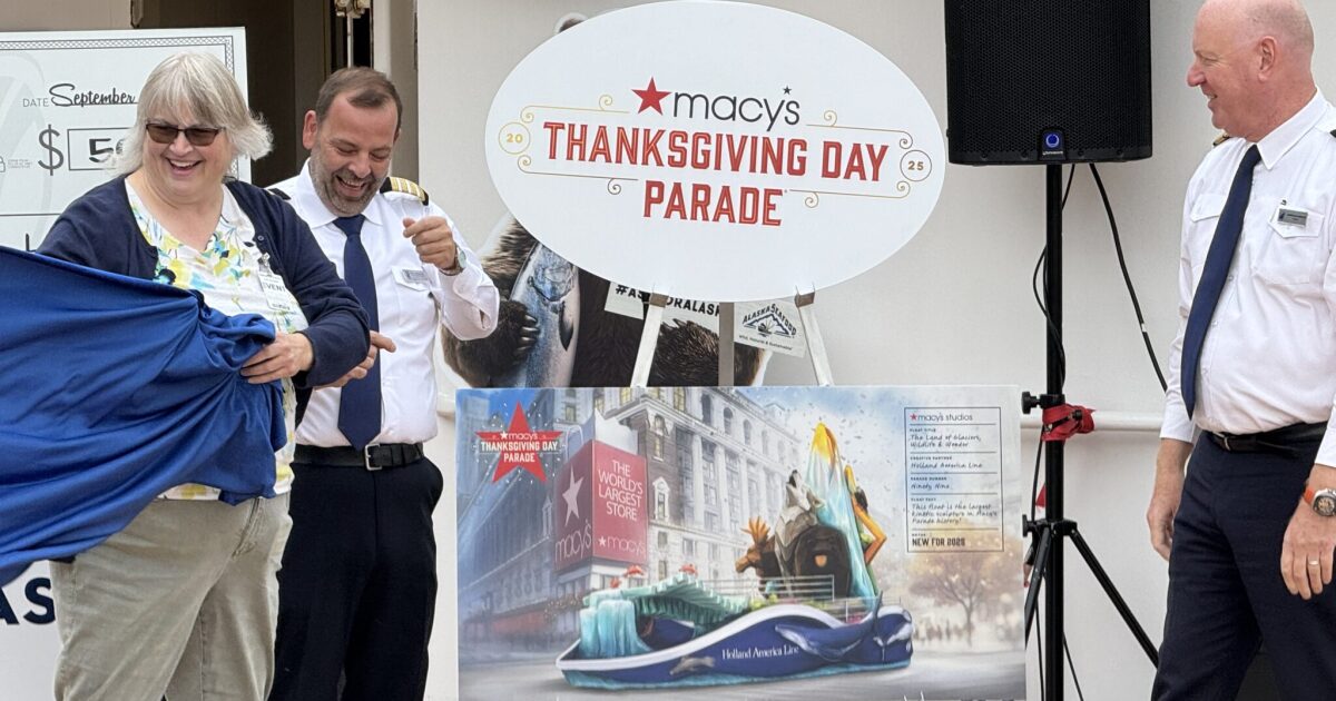 Alaska-themed float will participate in Macy’s Thanksgiving Day Parade