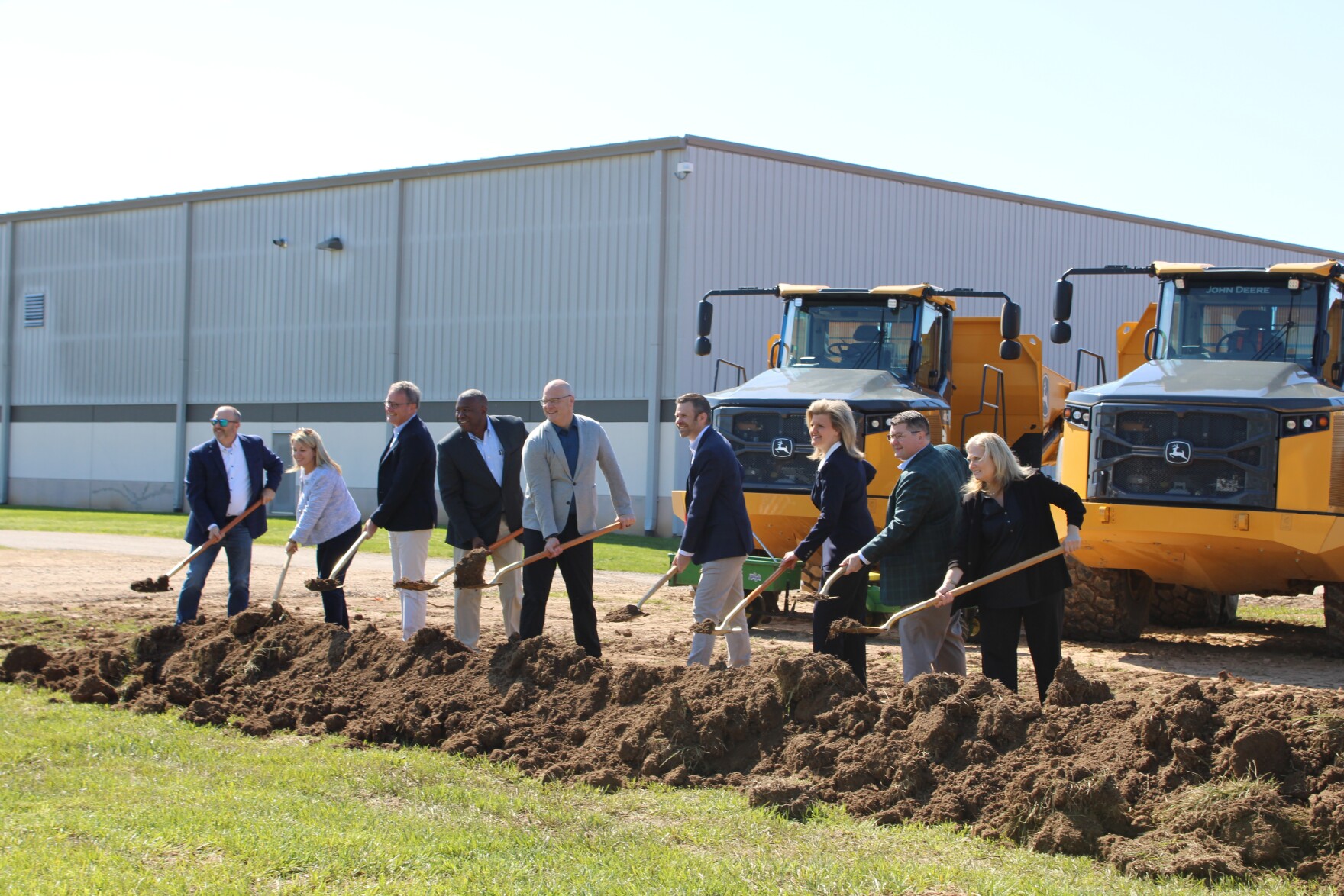 John Deere Reman breaks ground on expansion in Strafford