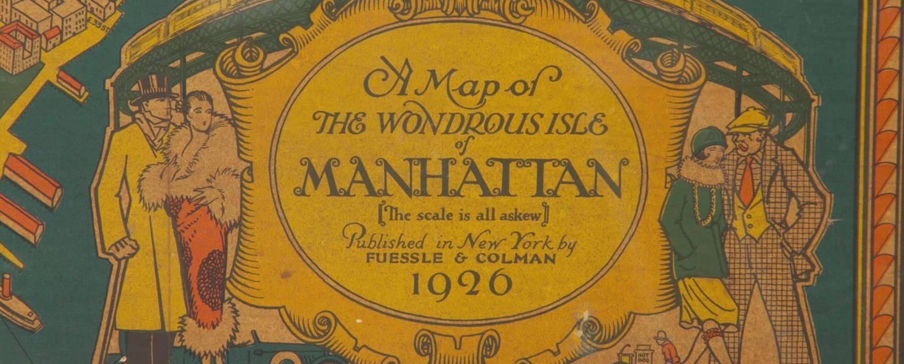 Appraisal: 1926 C.V. Farrow Manhattan Poster Map | WKAR Public Media