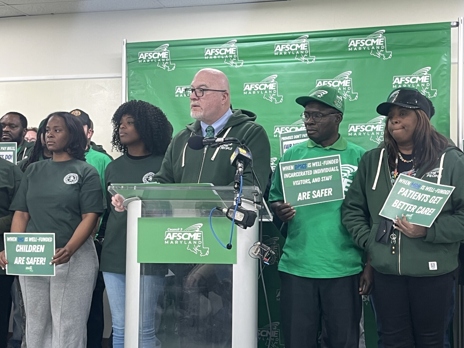 AFSCME Maryland files series of unfair labor practice charges against the state | WYPR