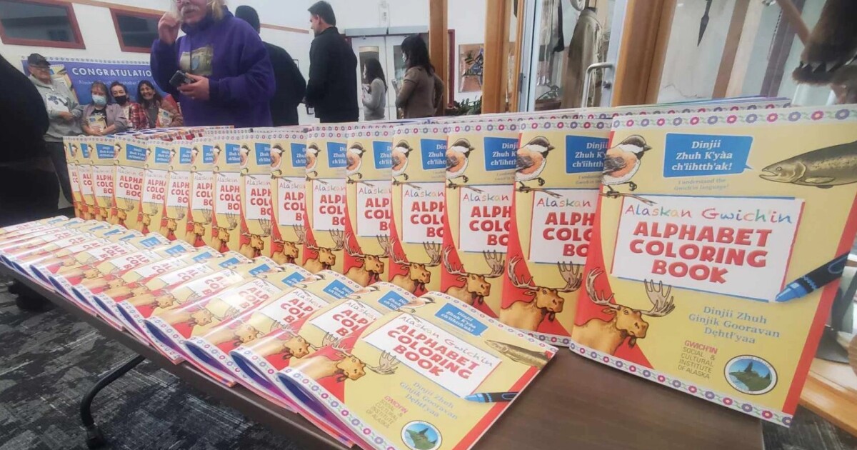 There's a new Gwich'in alphabet book and it's available for free