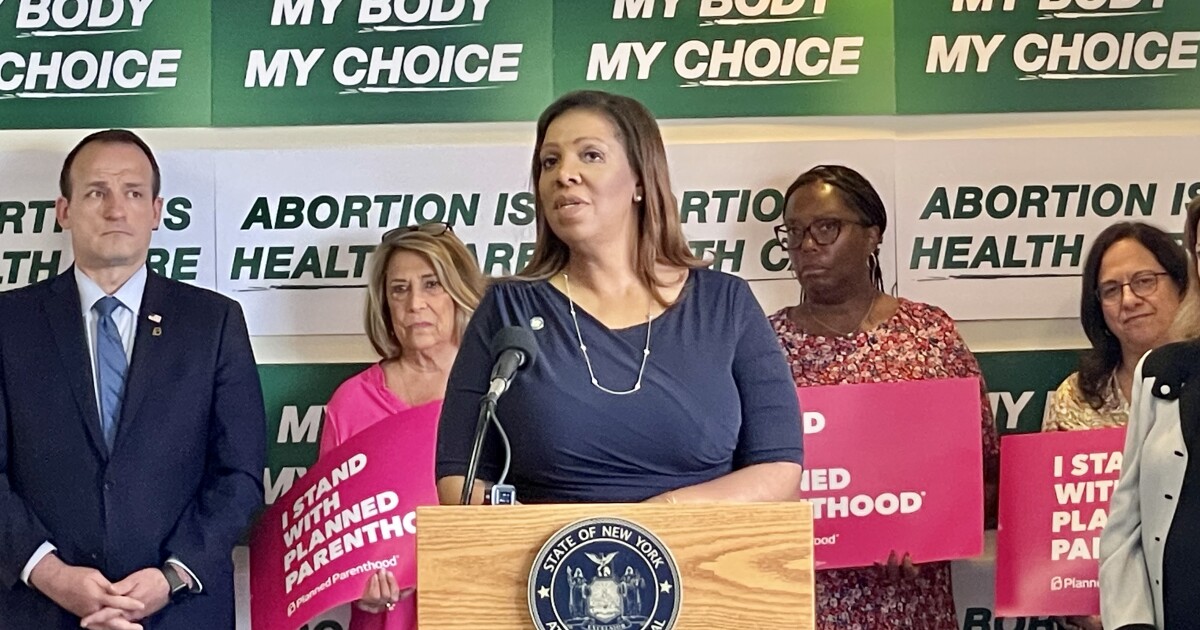 New York sues anti-abortion group for blocking access to clinics