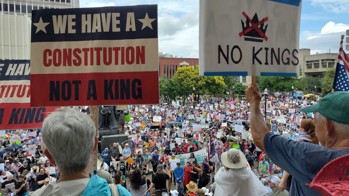 king protest
