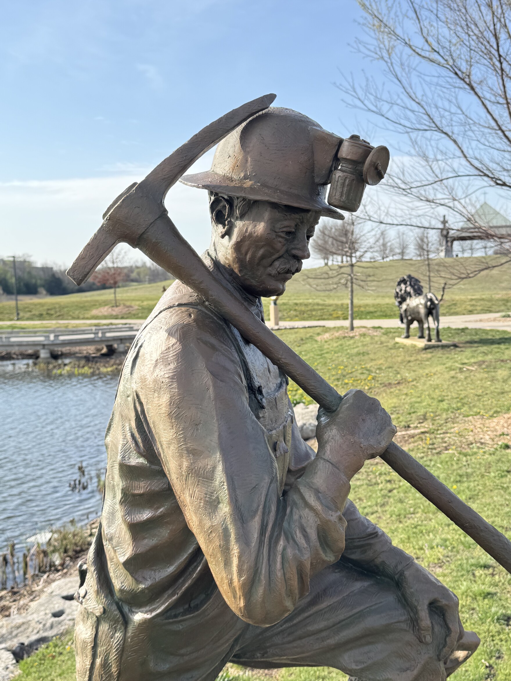 New statue “Ground Boss” added to Mercy Park’s Rotary Sculpture Garden ...