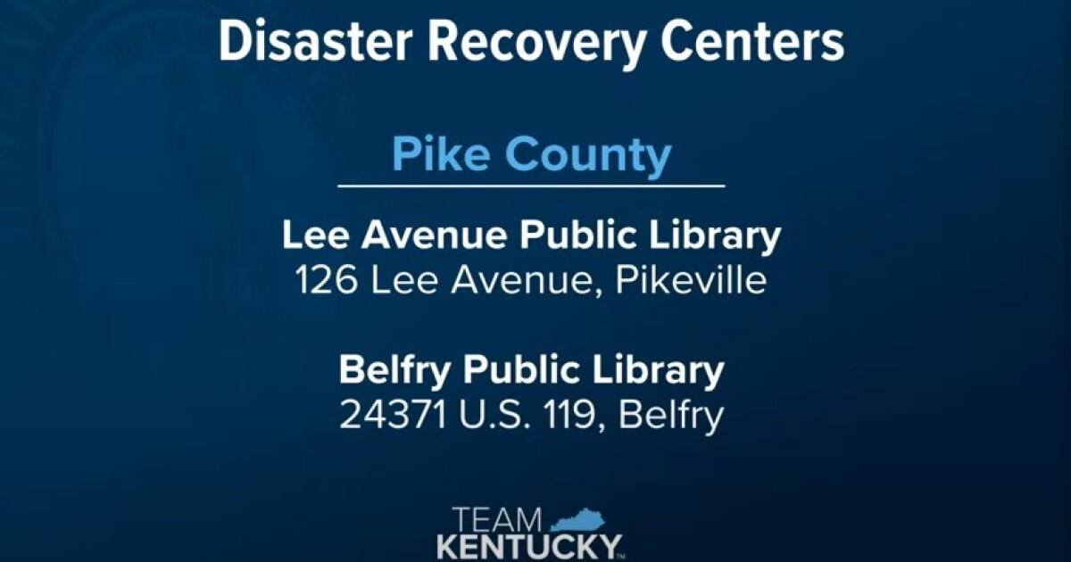 Disaster centers opening in eastern Kentucky to help with flood ...