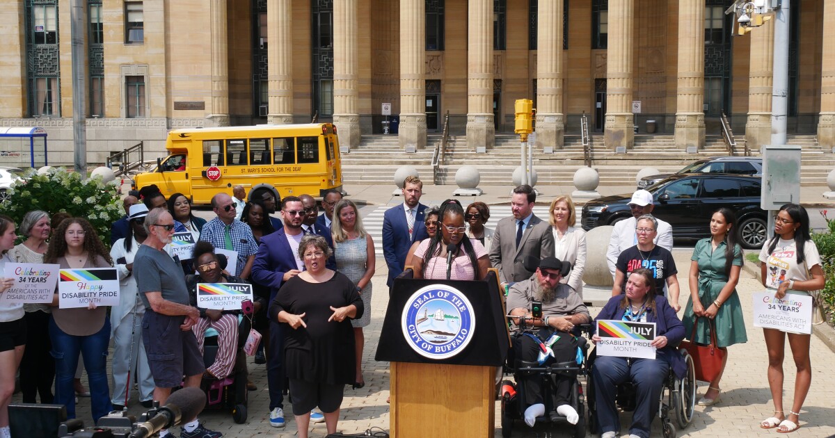 EXCLUSIVE: Disabled activists leave Disability Pride Flag Raising early ...