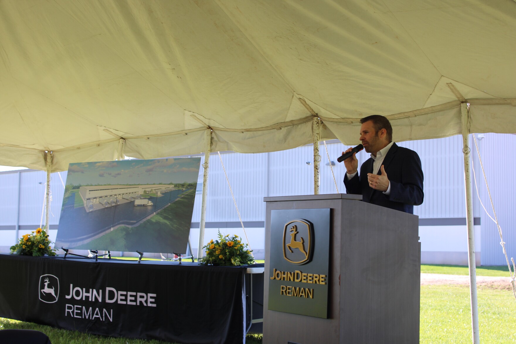 John Deere Reman breaks ground on expansion in Strafford