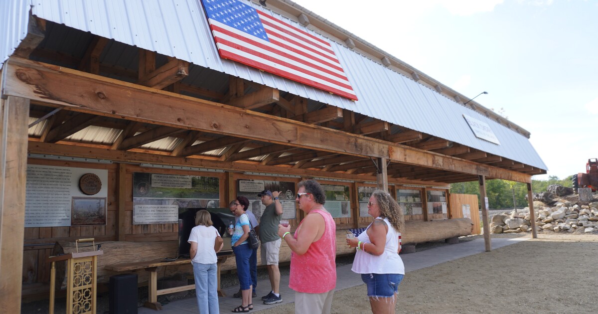 'Colossal Black Cherry' rededicated in Kane, promoting lumber heritage ...