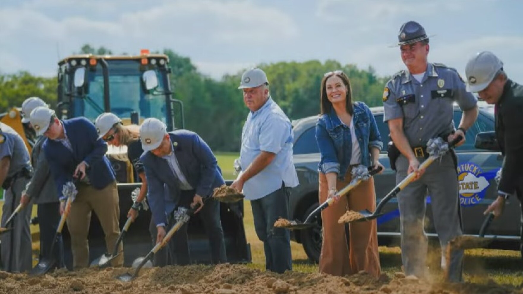 Officials break ground on new driving skills pad for Kentucky State ...