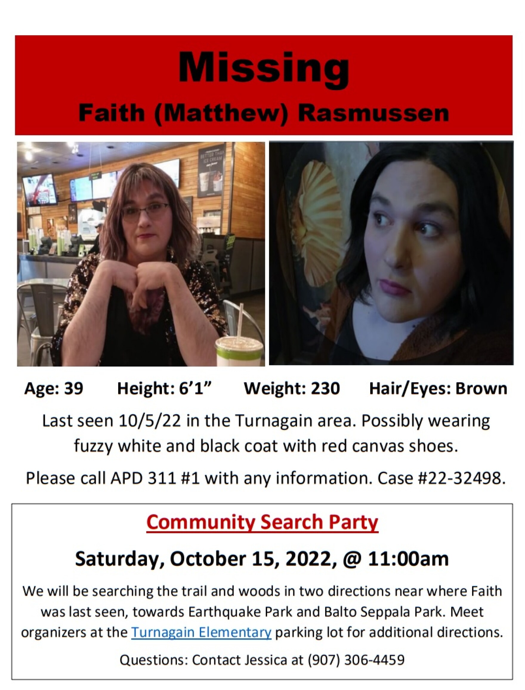 Anchorage woman missing after Turnagain walk found safe