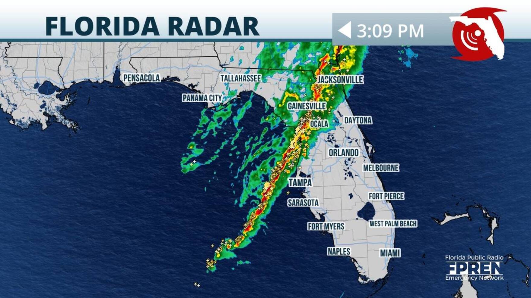 Severe weather storm impacts Panhandle with reported tornadoes | WUSF