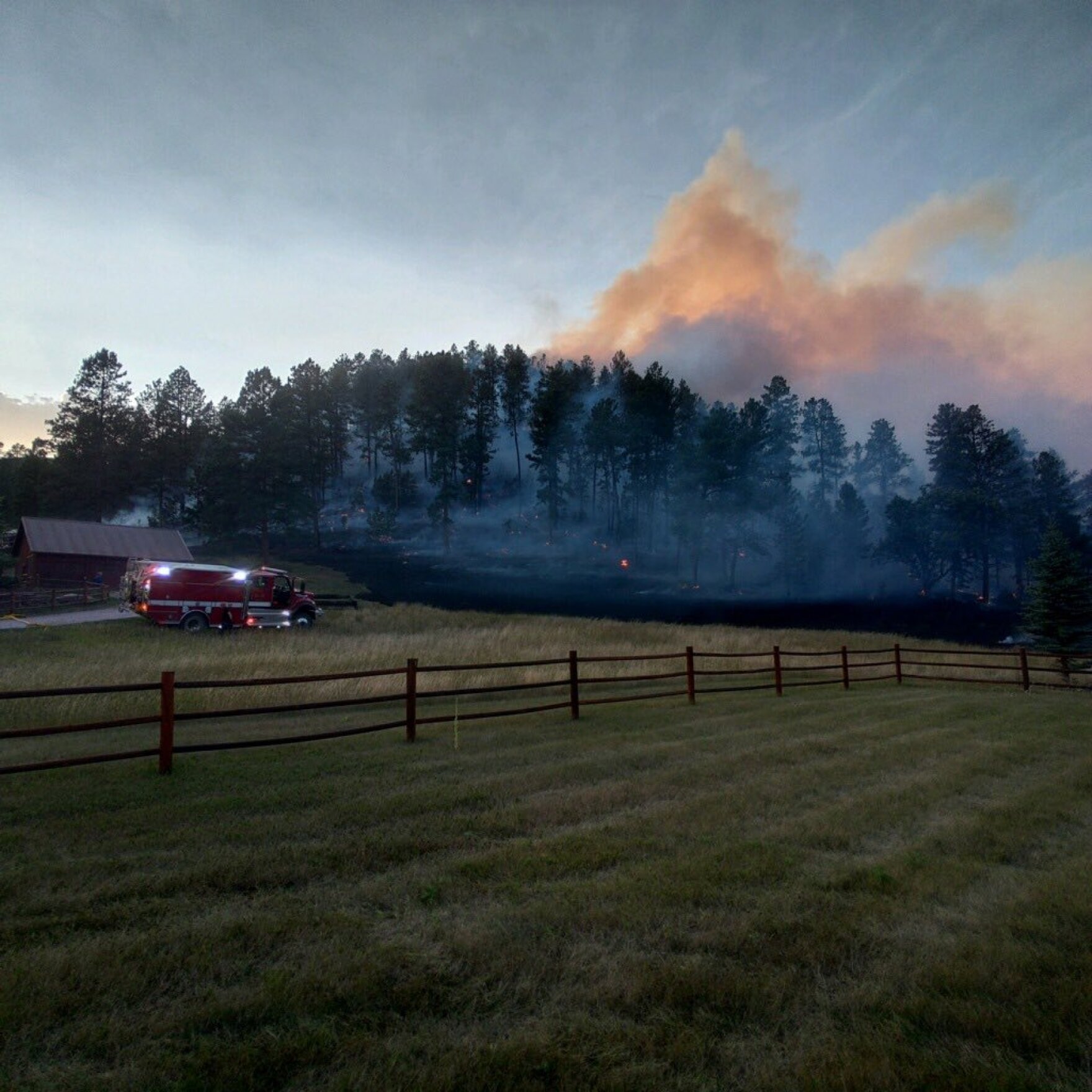 First Thunder Fire blazes southwest of Rapid City | SDPB
