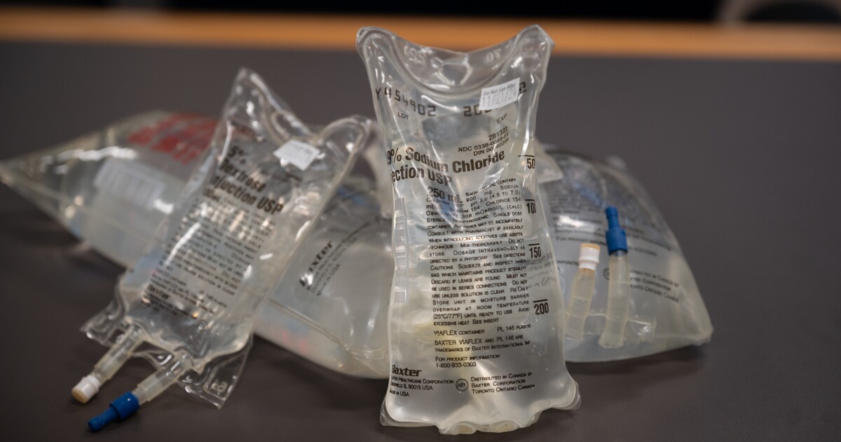 Alaska healthcare facilities conserve IV fluids during national shortage