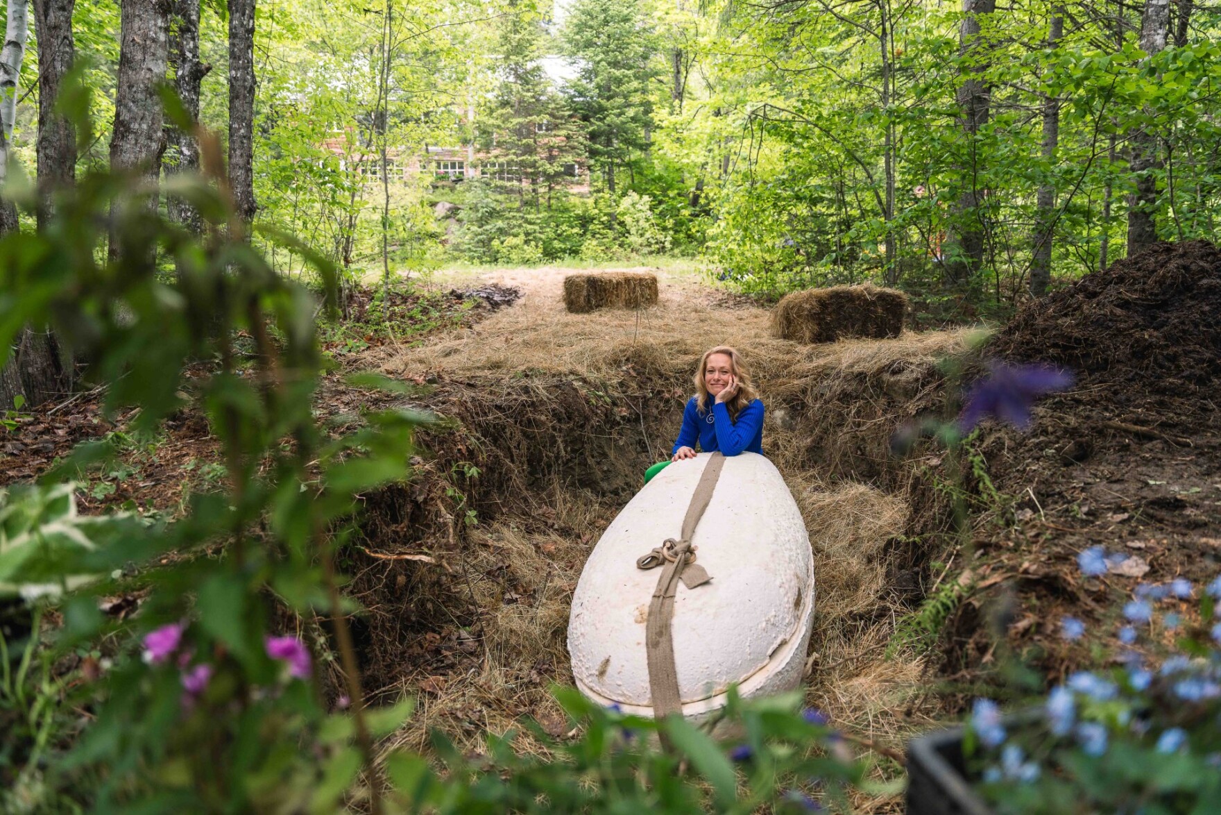 'His little cocoon in the woods' — Maine man laid to rest in mushroom ...