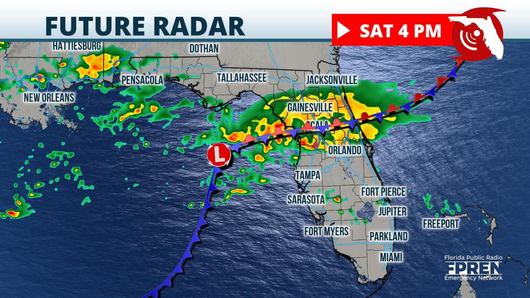 Increasing chances for rain and severe storms for parts of Florida this weekend | Florida Storms