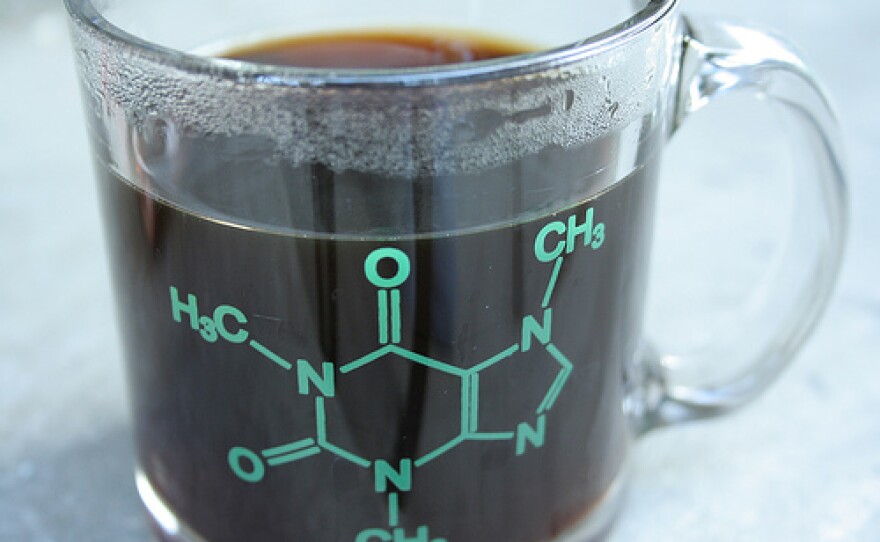 what does caffeine do chemically