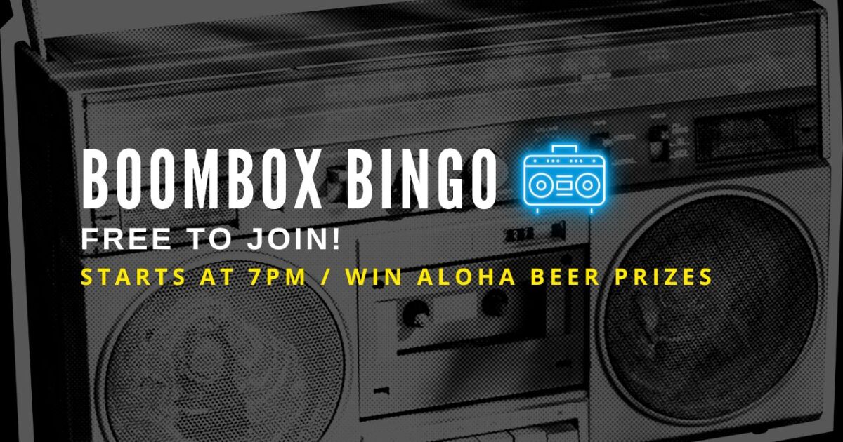 Boombox Bingo at Aloha Beer Co. | Hawai'i Public Radio