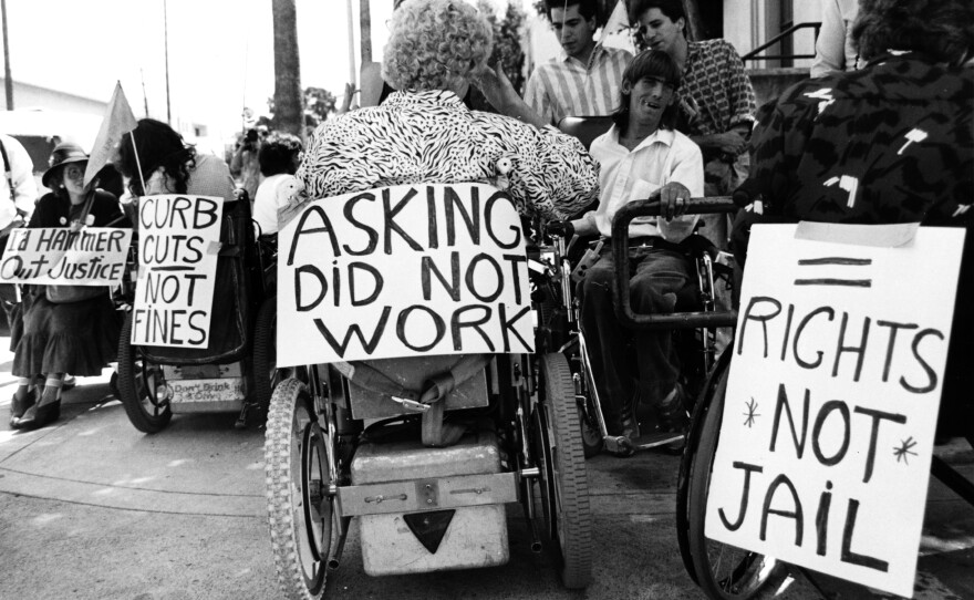 disability rights protest