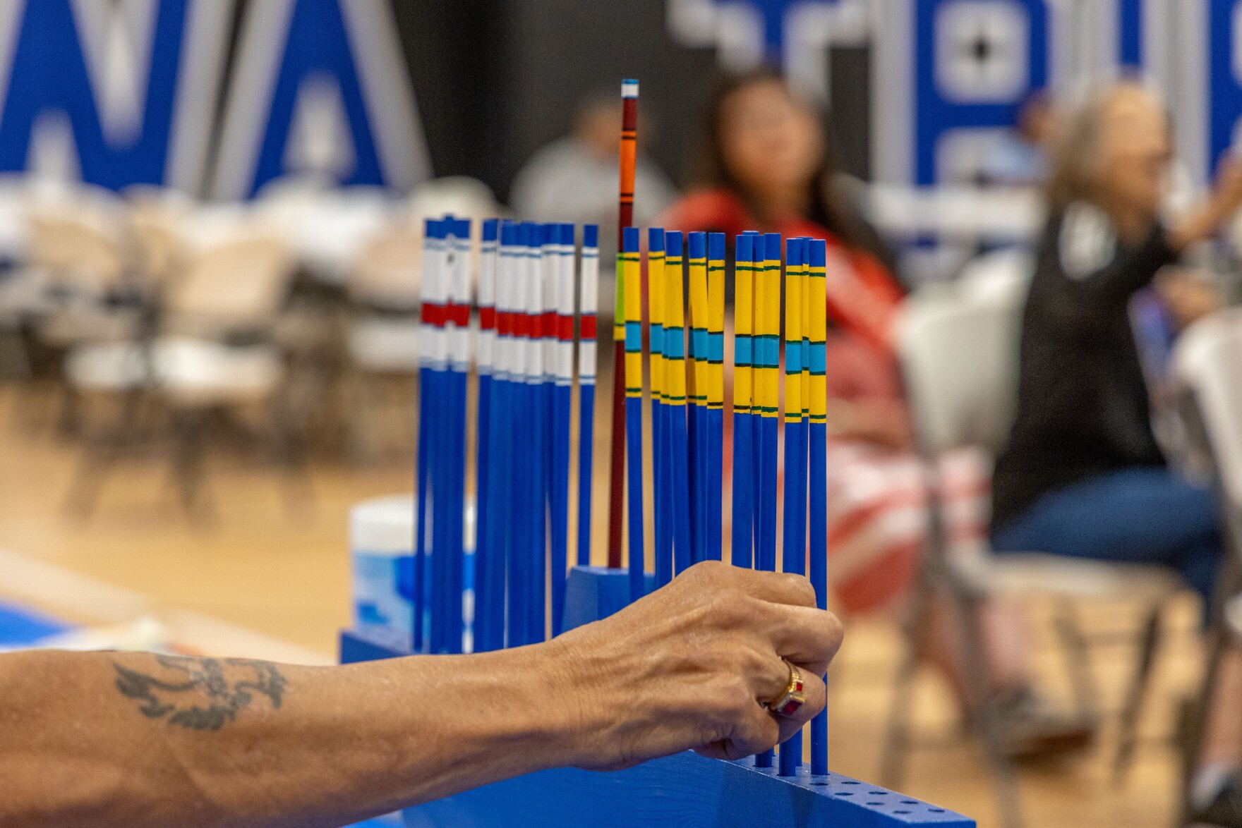 Handgame competition brings Kiowa, Apache elders together in Western ...