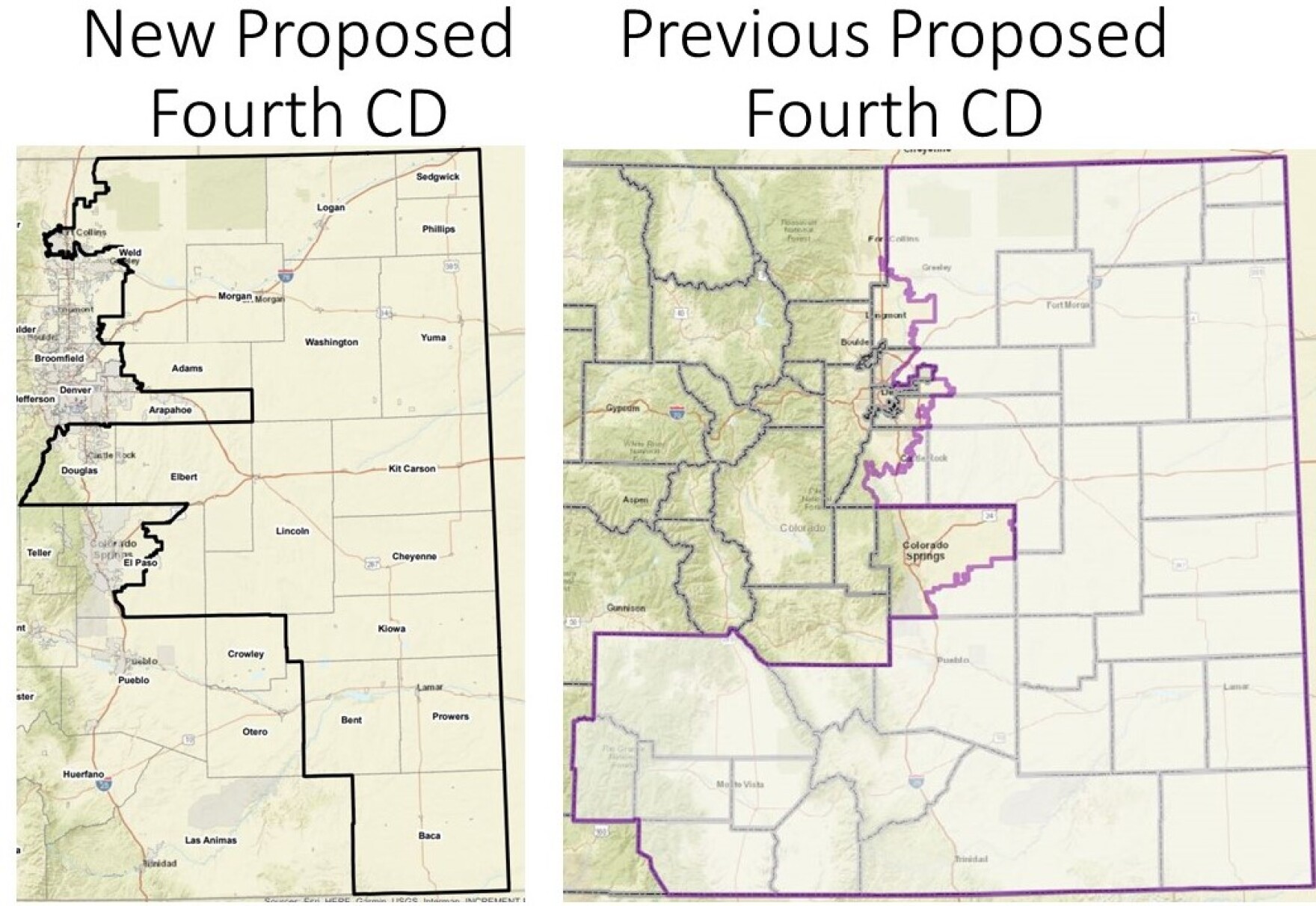 Five Major Changes In Colorado’s Newest Proposed Congressional District ...