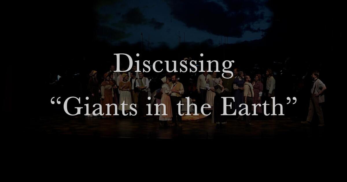 Discussing "Giants in the Earth" | SDPB
