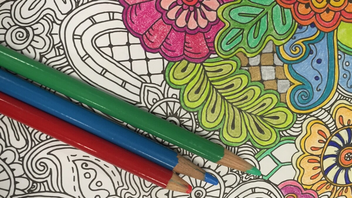 why do adults color in coloring books