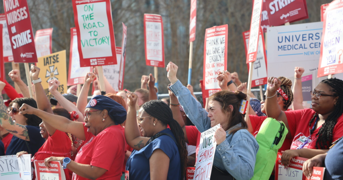 Nurses striking in New Orleans receive support from NFL Players ...