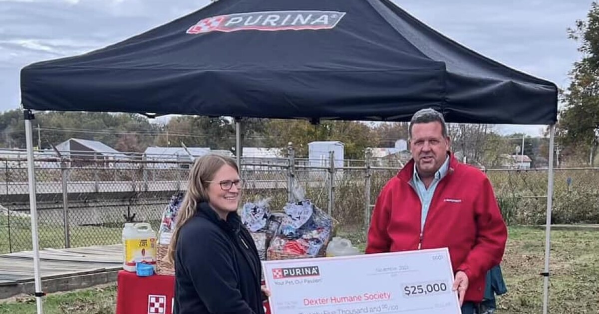 Dexter Animal Shelter Receives $25,000 Donation From Purina, With Hopes ...
