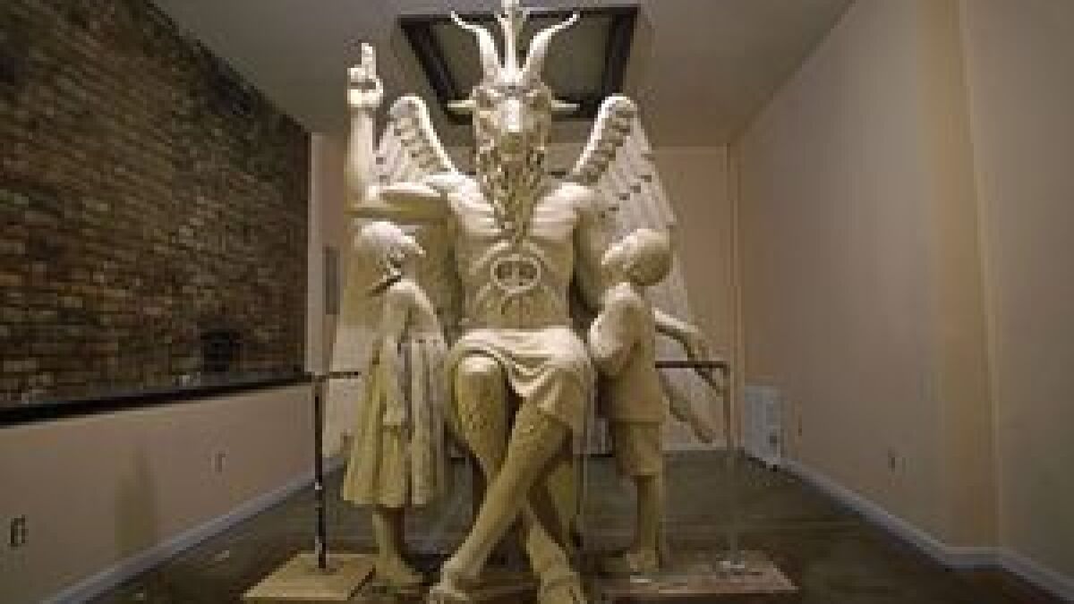 baphomet statue courthouse