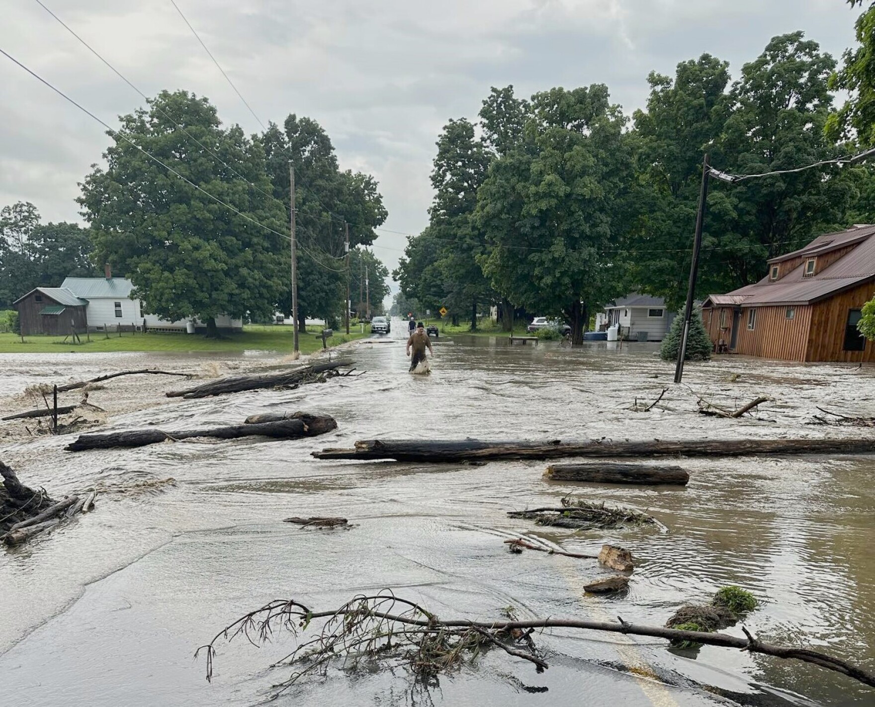 Remnants of Beryl leave parts of Lowville and Lewis County under water ...