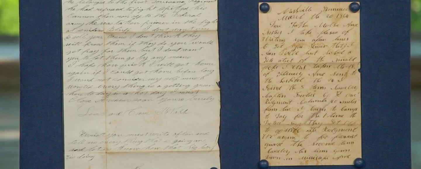 Appraisal: Tennessee Civil War Union & Confederate Letters | Ideastream ...