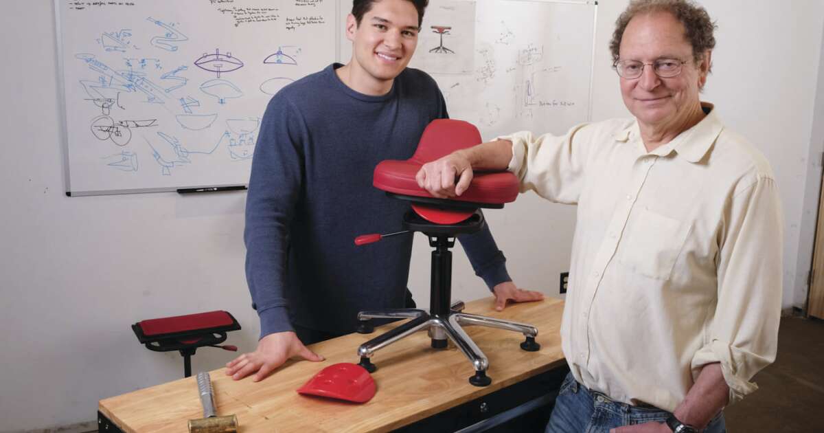 This retired Vermont doctor designs active chairs for healthy sitting ...