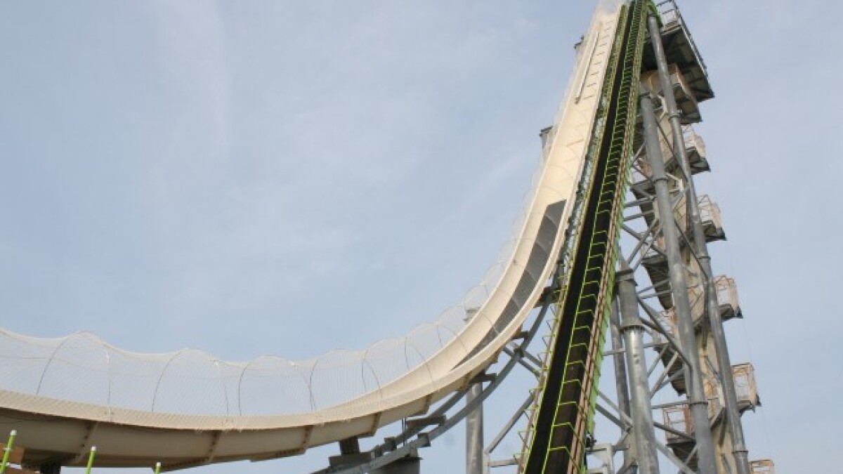 world's highest slide