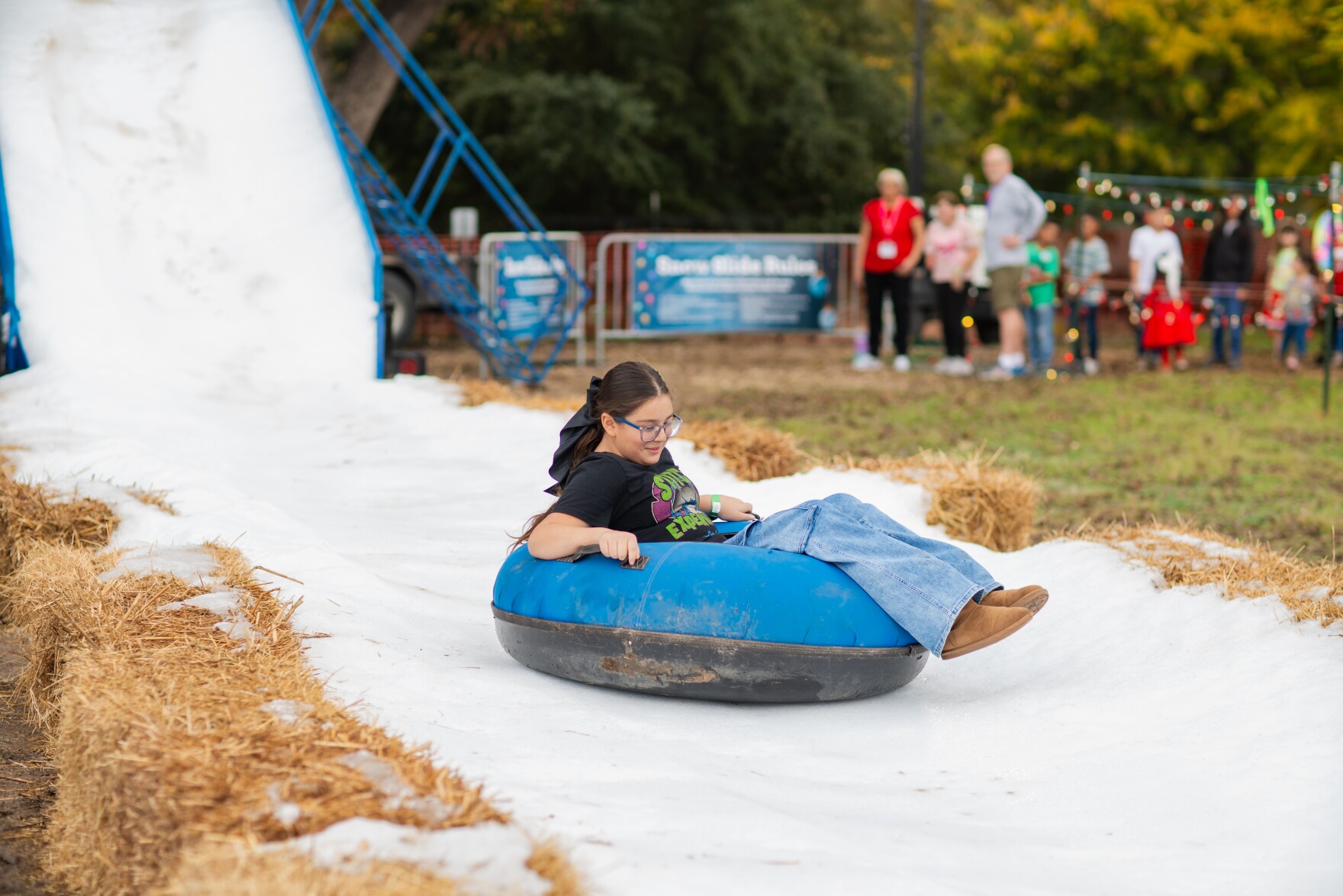 Get ready to play in 100,000 pounds of artificial snow in San Antonio | TPR