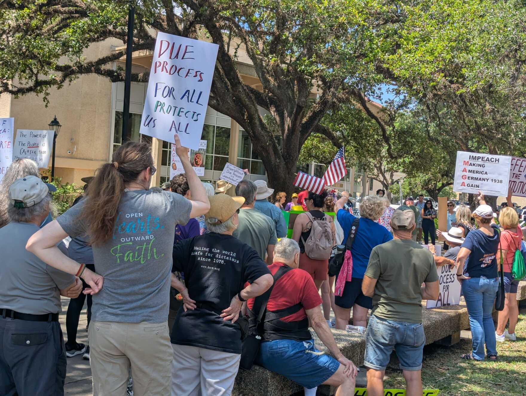 ‘This is what democracy looks like’: May Day protest draws crowds in ...