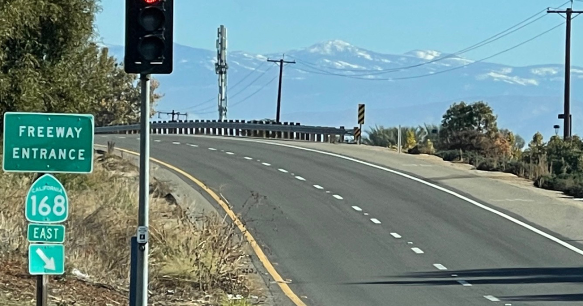 Highway 168 and the vision for a road from Fresno to Bishop, over the ...