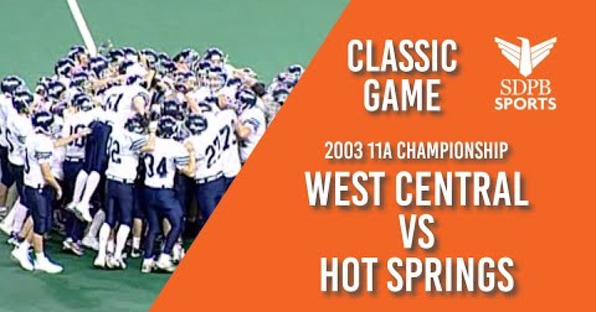 West Central vs Hot Springs (2003 11A Football Championship) | SDPB ...