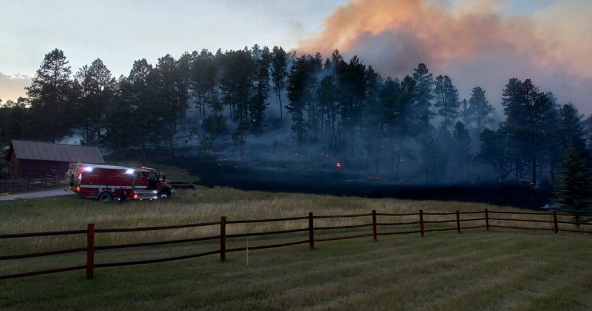 First Thunder Fire blazes southwest of Rapid City | SDPB