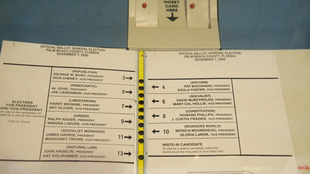 ballot card