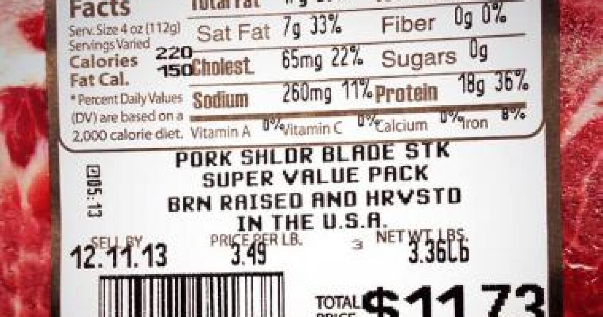 beef labelling guidance