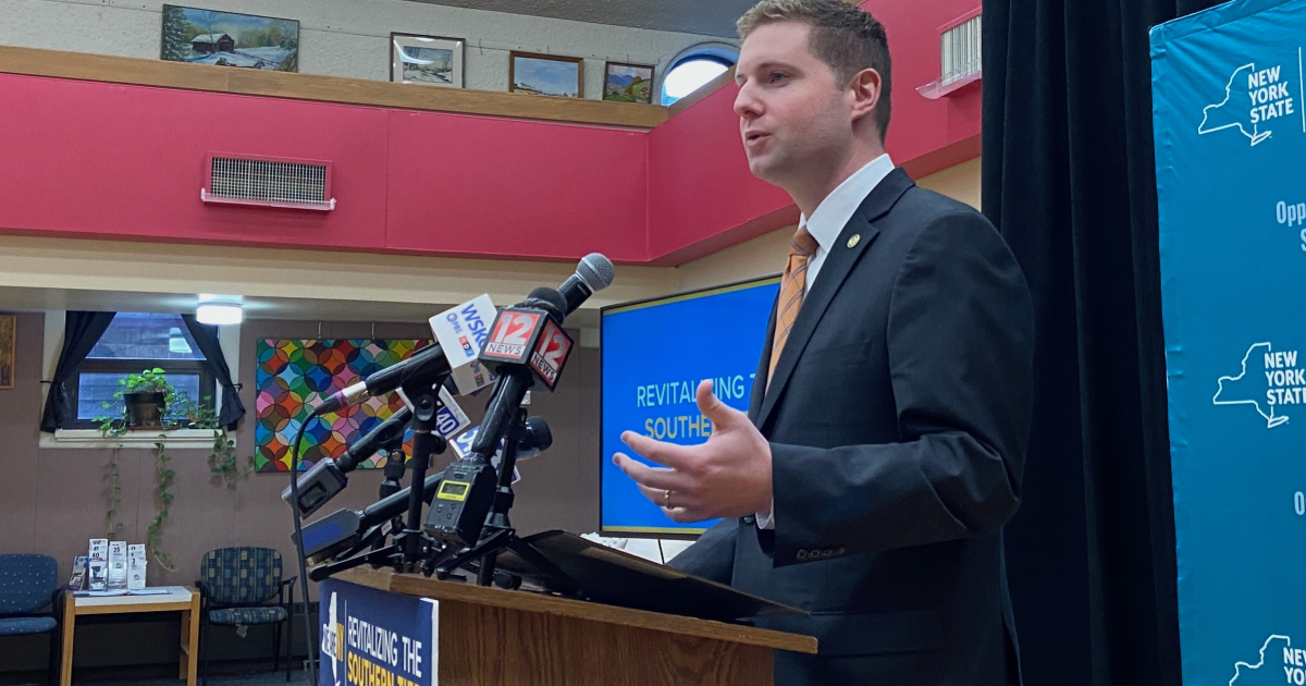 Binghamton Mayor Jared Kraham announces reelection campaign