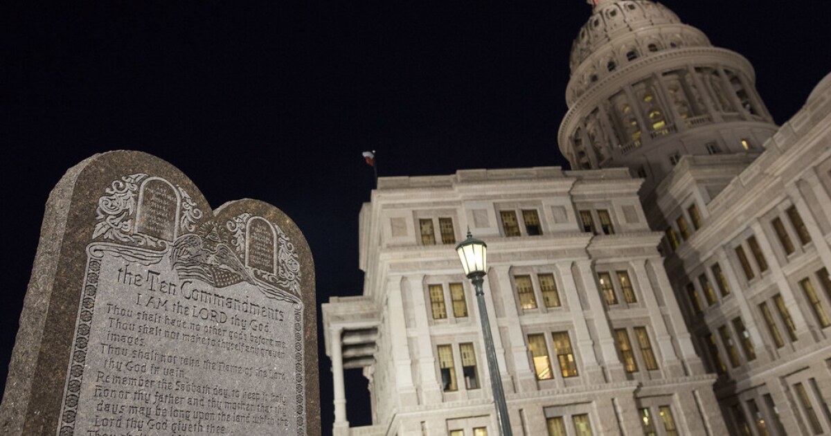 Texas Senate passes bill requiring Ten Commandments to be displayed in ...