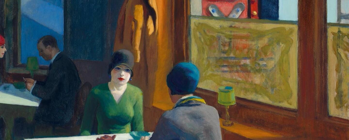 A closer look at Edward Hopper's "Automat" and "Chop Suey"