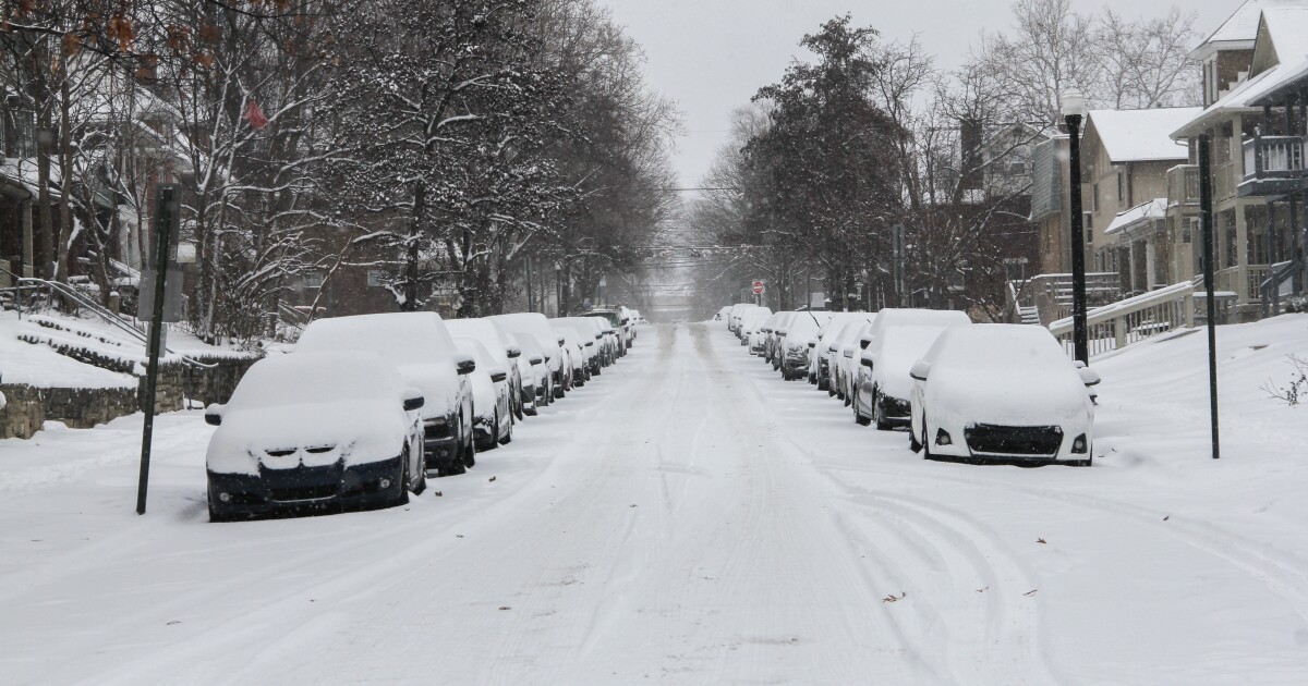 Columbus' Snow Warriors plow team continues clearing streets as snow ...