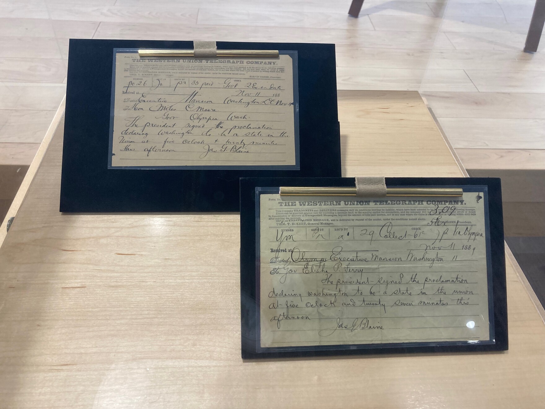Washington's constitution gets a rare public viewing in Spokane