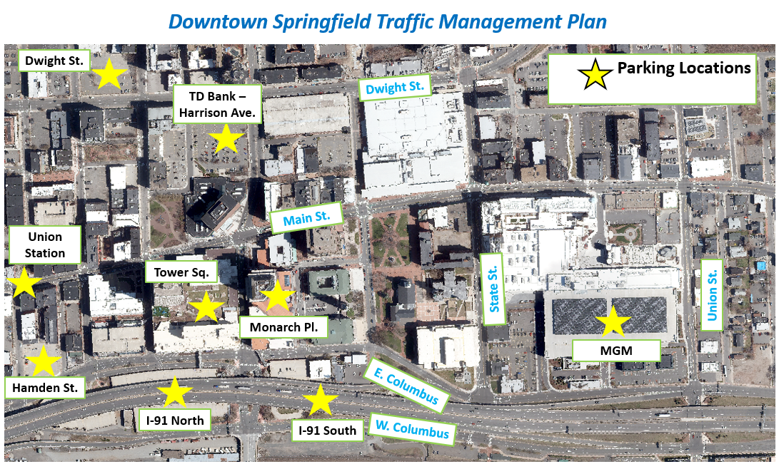 Map Of Downtown Springfield