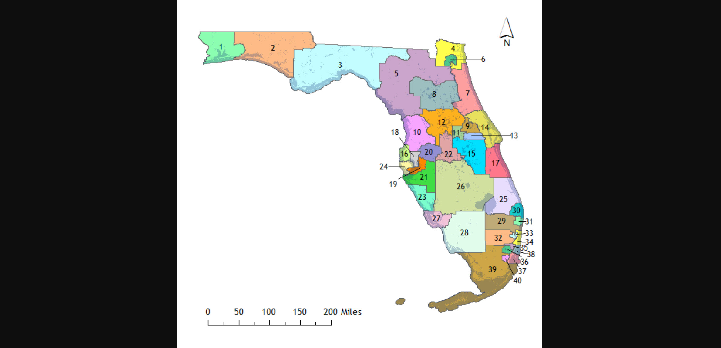 Florida District Map Senate Wants Judge To Appoint Independent Map