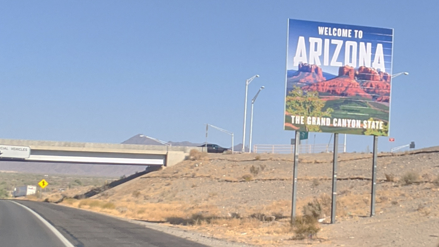 Welcome To Arizona Sign