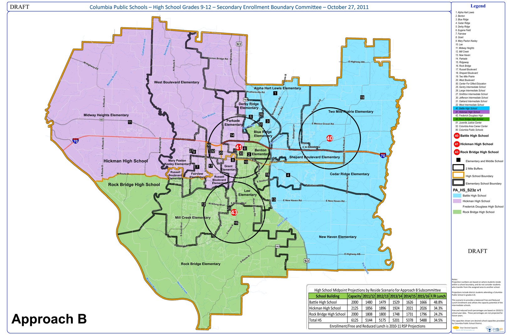 Frederick County School District Map