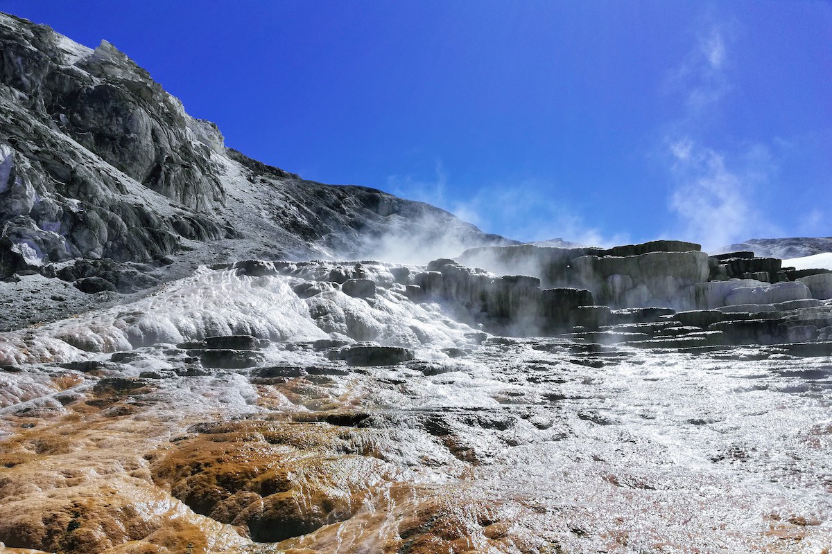 Yellowstone Caldera Supervolcano Map